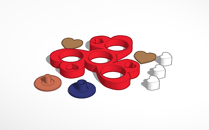 3D design Spinner_valentine's day - Tinkercad