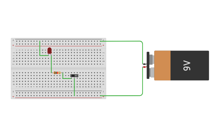 Circuit design 1B - Tinkercad