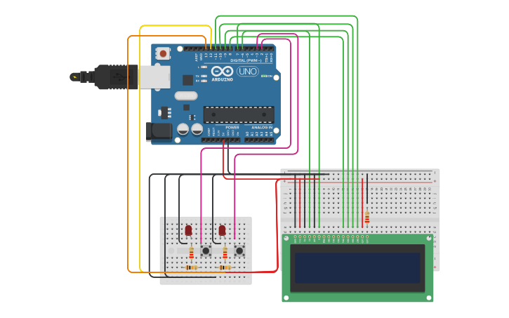 Circuit Design Тема 5 задача 4 Плотникова Марина Tinkercad
