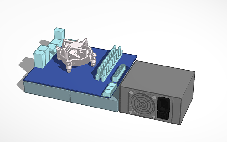 3d Design Mini Itx Case Project Tinkercad