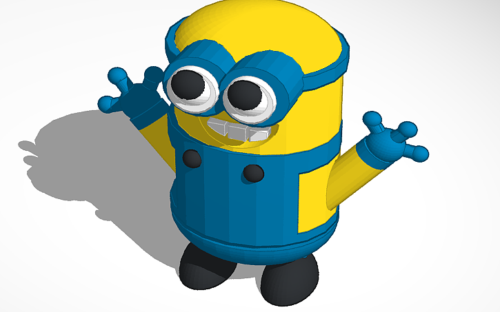 3D design MINION - Tinkercad