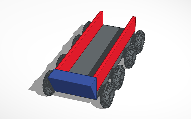 3D design tank destroyer - Tinkercad