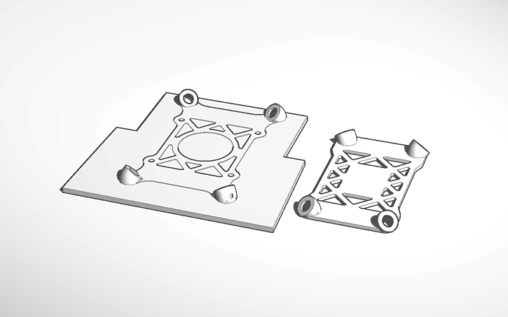 3D design Flight Controller platform and mount (GuyMcCaldin design ...