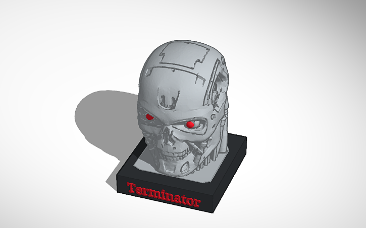 3D design Terminator - Tinkercad