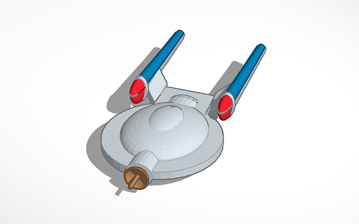 3D design starship | Tinkercad