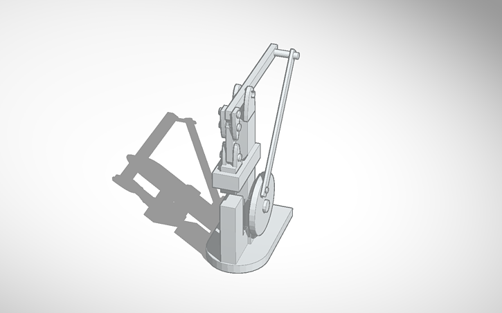 3D design power hammer - Tinkercad