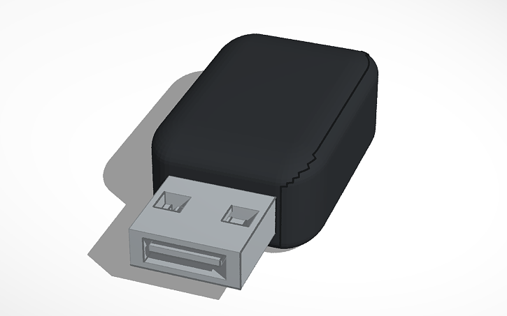 3D design USB - Tinkercad