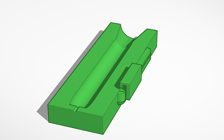 3D design Cannagar mold bottom - Tinkercad 3D design Cannagar mold bottom - Tinkercad
