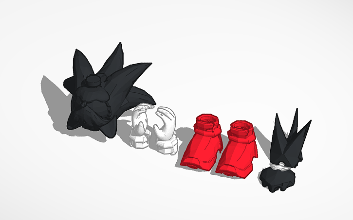 3D design SA2 Shadow UPDATED Wave Mod for Jakks Pacific (New Torso Mod ...