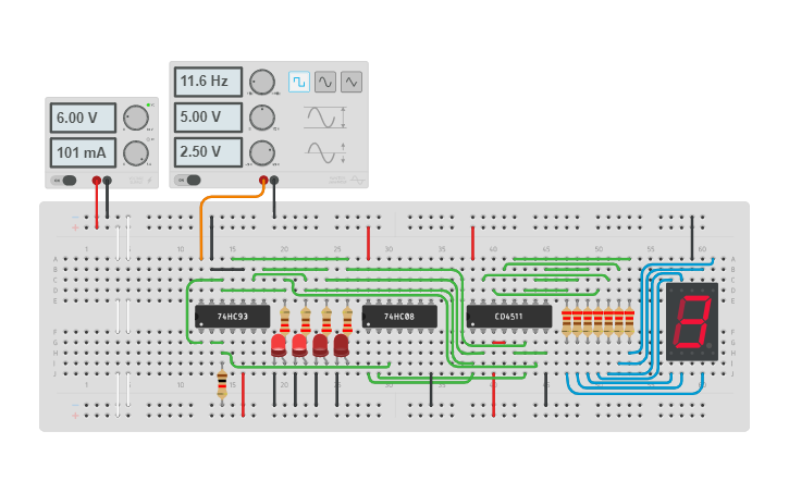 Circuit design - Tinkercad