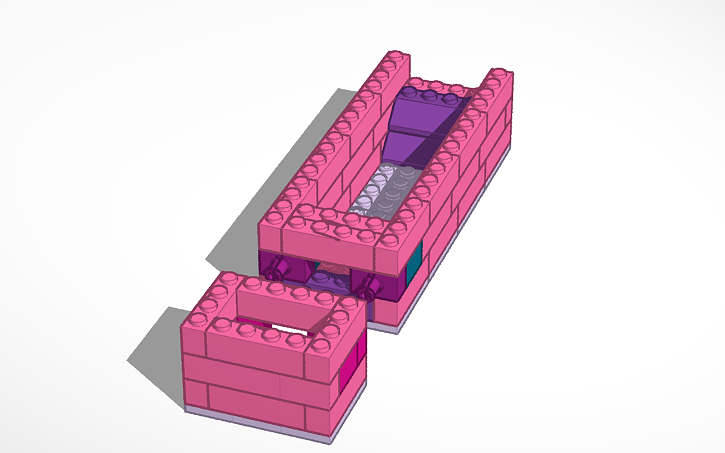 3D design Public Lab Lego Spectrometer - Tinkercad