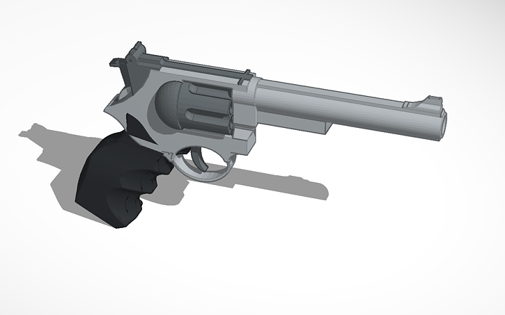 3D design gun - Tinkercad