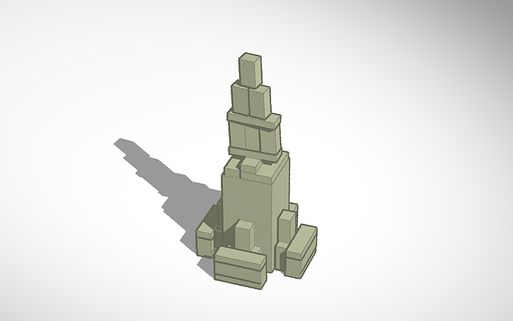 3D design Tower of Jenga | Tinkercad