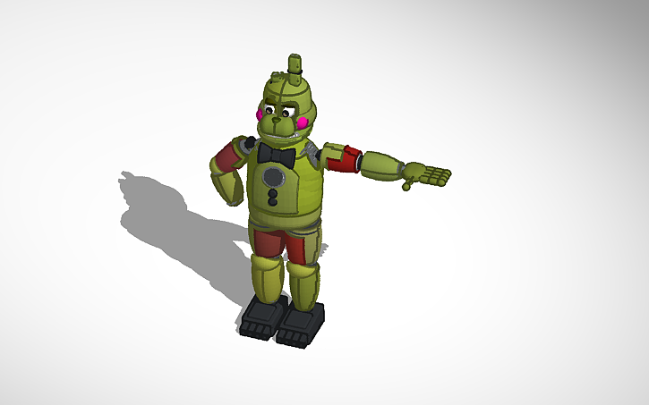 3D design Springtrap +funtime freddy - Tinkercad