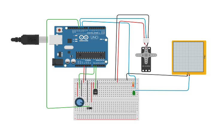 Circuit Design Sensors And Actuators With Arduino Tinkercad