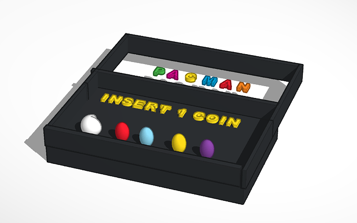 3D design pacman - Tinkercad