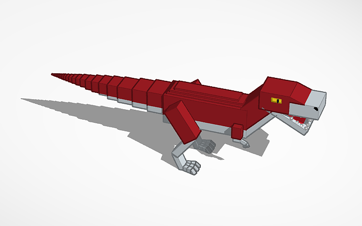 3D design T.rex - Tinkercad