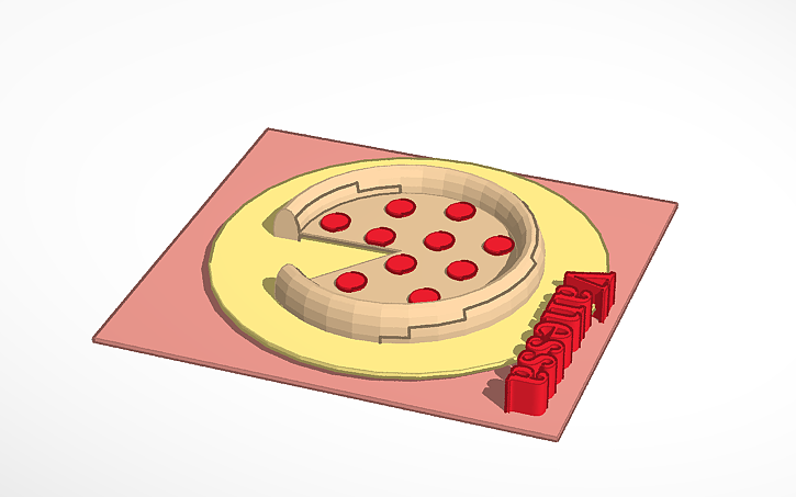 3D design COMIDA FAVORITA PIZZA | Tinkercad