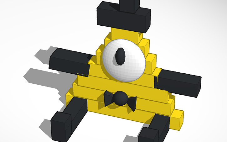 3D design Bill Cipher - Tinkercad