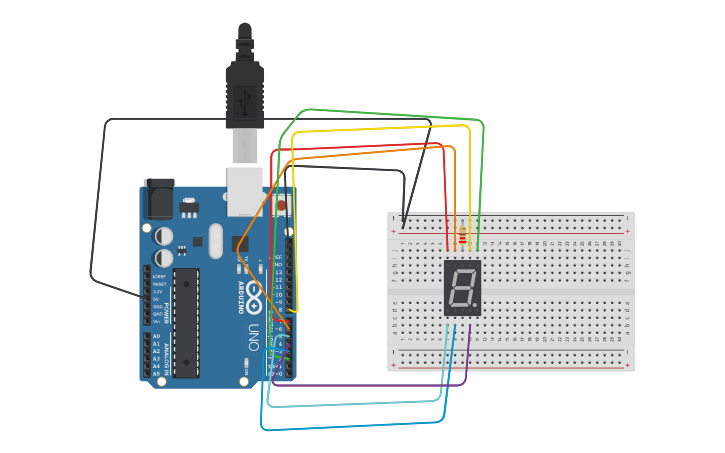 Circuit design CODIGO c++ 1 | Tinkercad
