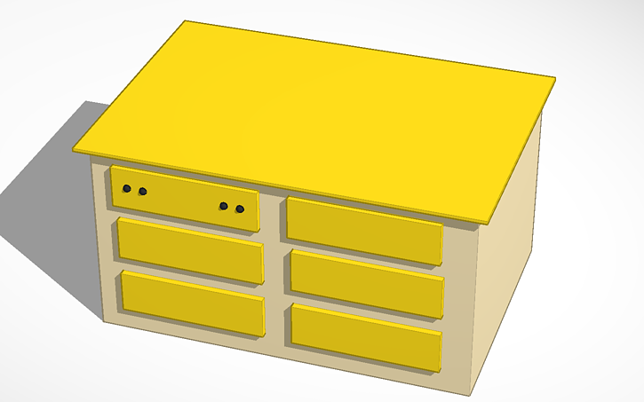 3D design Drawer - Tinkercad