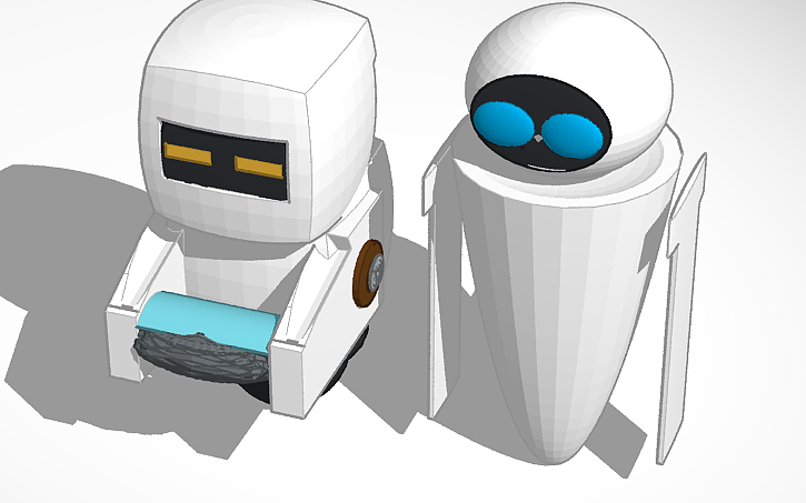 3D design Artificial Intelligence from Wall-E - Tinkercad