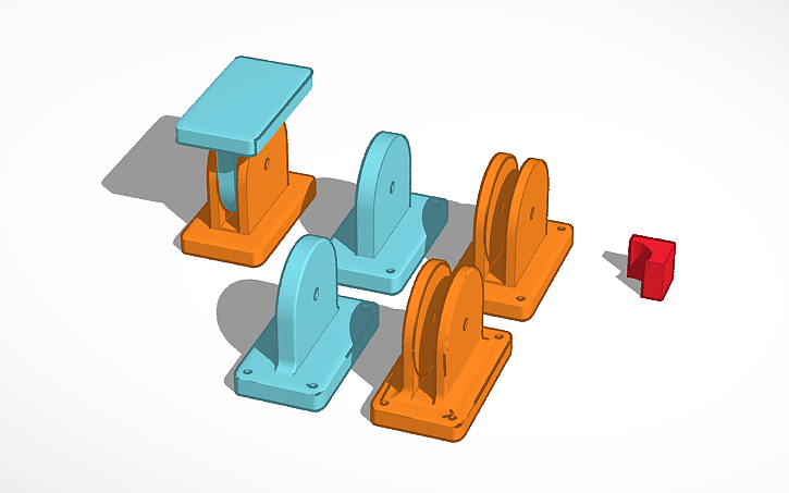 3D design hinge - Tinkercad