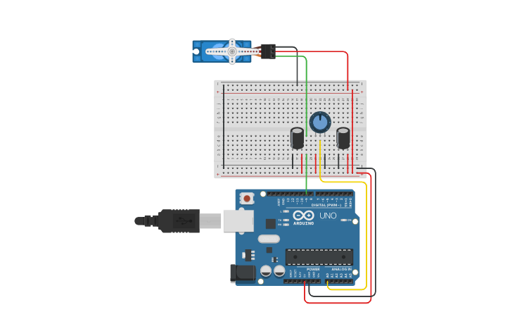 Circuit design Ecg cue pompe | Tinkercad