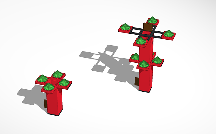 3D design Defend Tower - Tinkercad