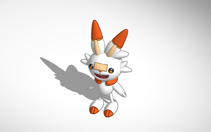 3D design Scorbunny - Tinkercad