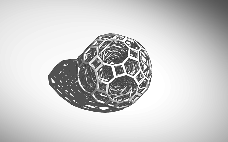 3D design Sphere Ball - Tinkercad