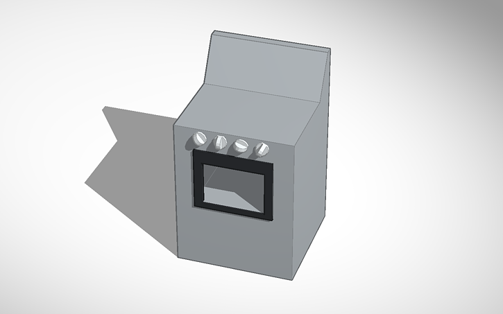 3D design Oven - Tinkercad