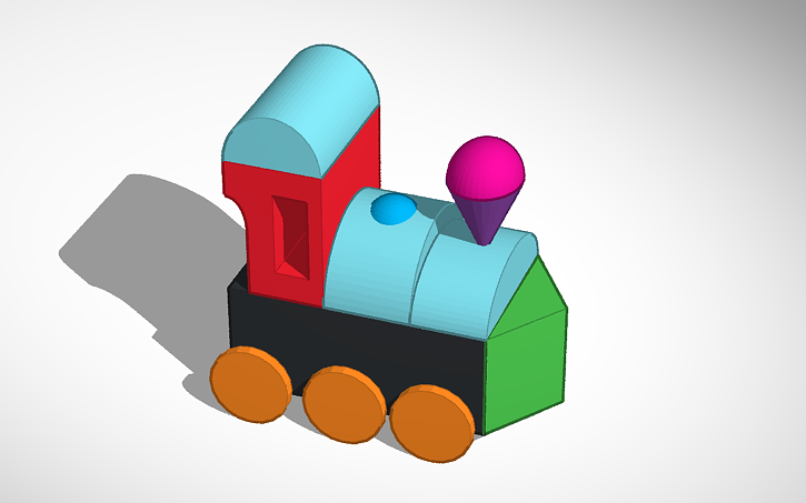 3D design train - Tinkercad