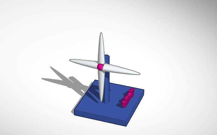 3D design My 3-D windmill | Tinkercad