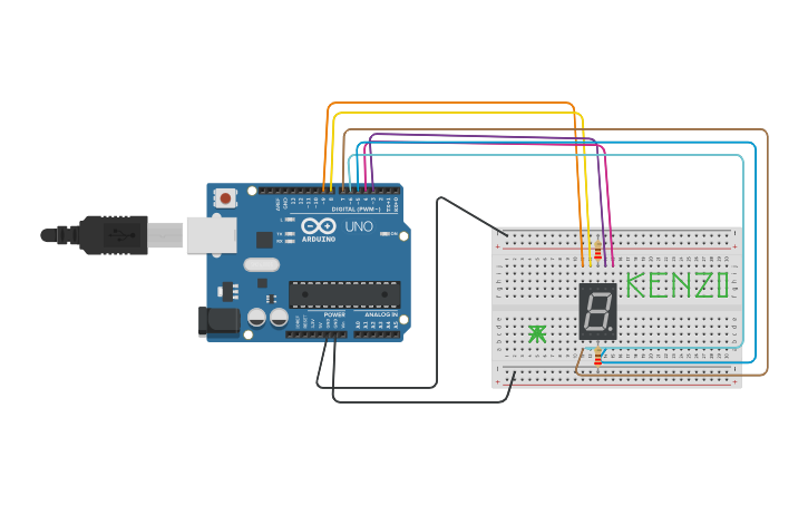 Circuit design Practical Task #3 - Tinkercad