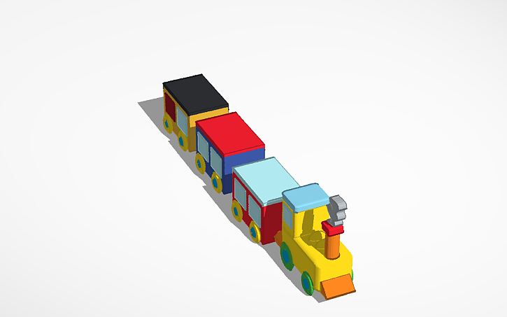 3D design Train - Tinkercad