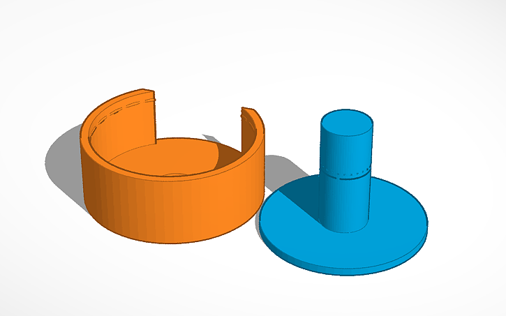 3D design Tape Measure Roll - Tinkercad
