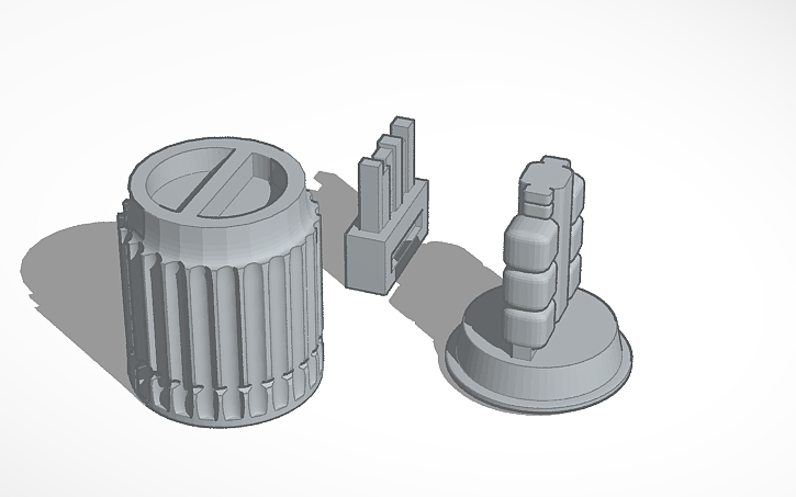 3D design Terminator CPU - Tinkercad