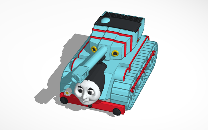 3D design thomas the tank - Tinkercad