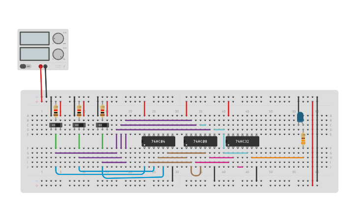 Circuit design AST 122 - LEBRIA - BIT I-B - CIRCUIT NO.3 - Tinkercad