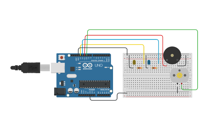 Circuit design TALLER 2 ARDINO - Tinkercad