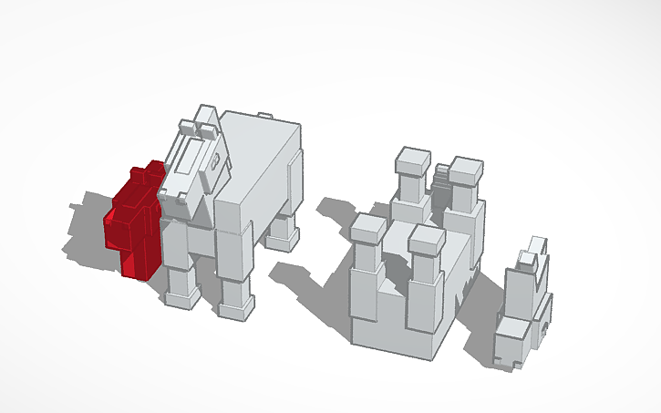 3D design Minecraft_horse | Tinkercad
