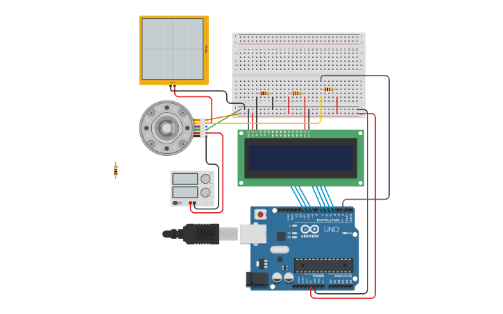 Circuit design encoder - Tinkercad