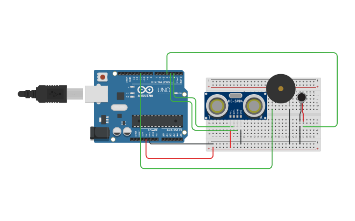 Circuit design Proyecto con Sensor de vibración - Tinkercad