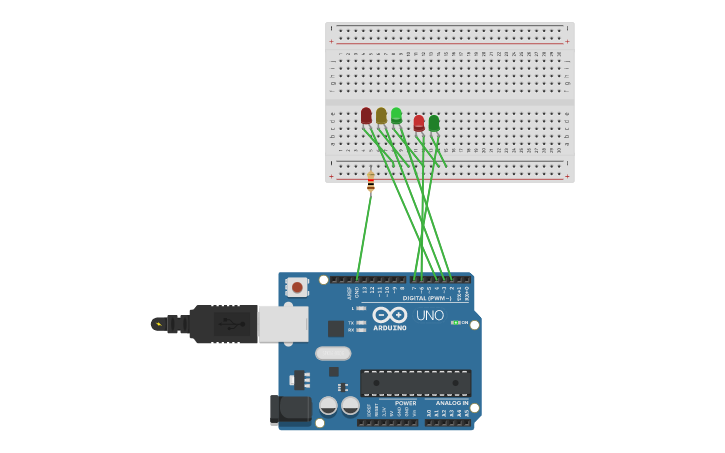Circuit design Desafio 1 - Tinkercad