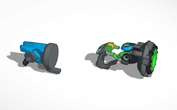 3D design Lucio Gun - Tinkercad