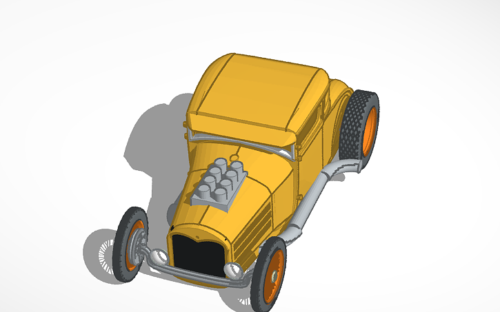 3D design Hot Rod - Tinkercad