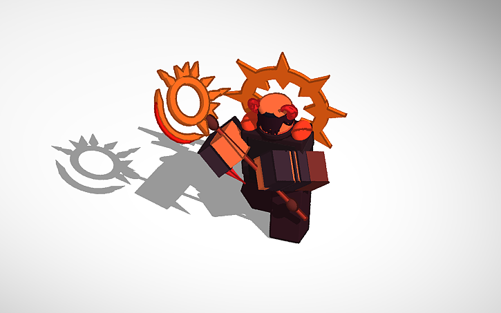 3D design Solar Servant of TDS event (Tower Defense Simulator) - Tinkercad