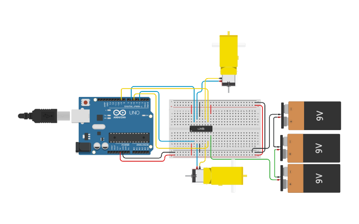 Circuit design practica - Tinkercad