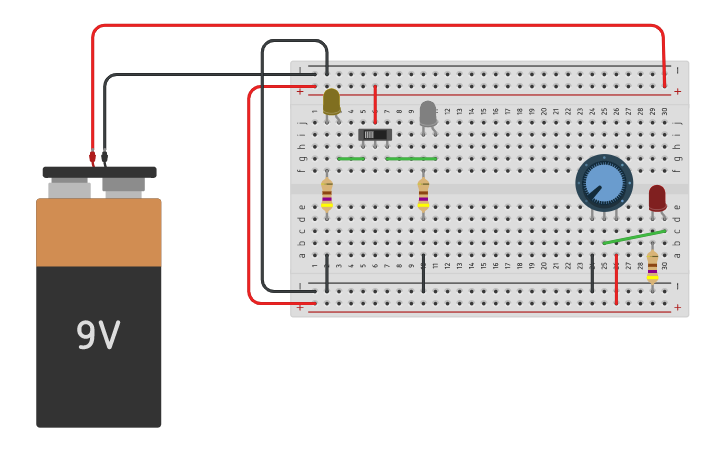Circuit design PRACTICA NUMERO 1, RAMOS VALERIA, 10-1 | Tinkercad
